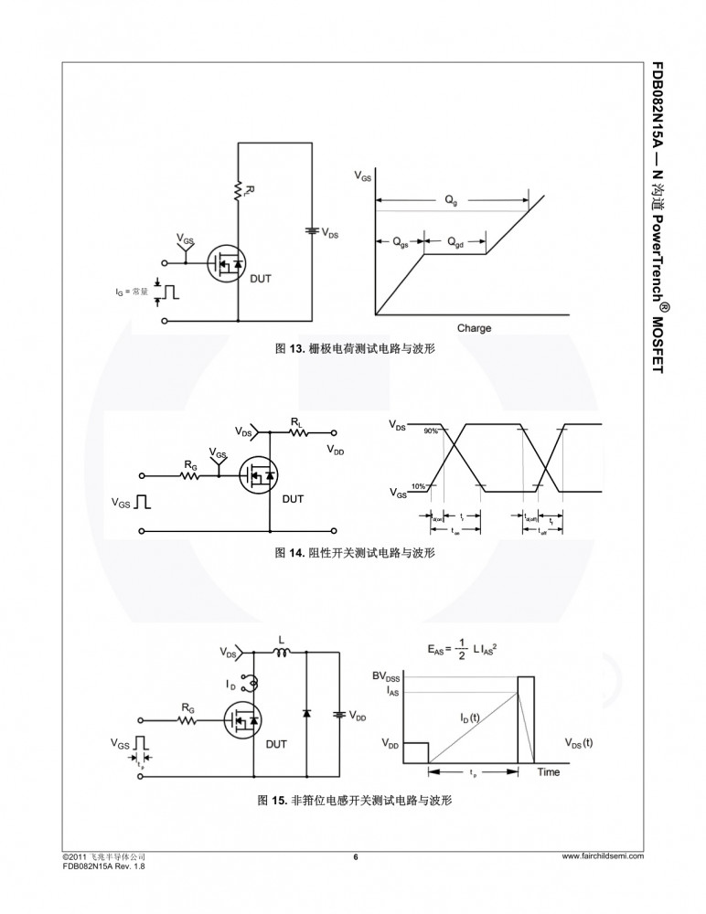 FDB082N15A datasheet page 7