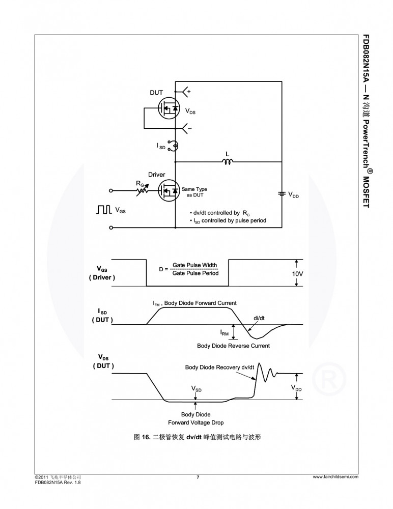 FDB082N15A datasheet page 8