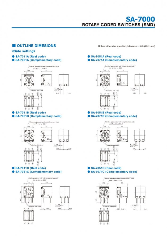 Nidec SA-7000 datasheet page 8