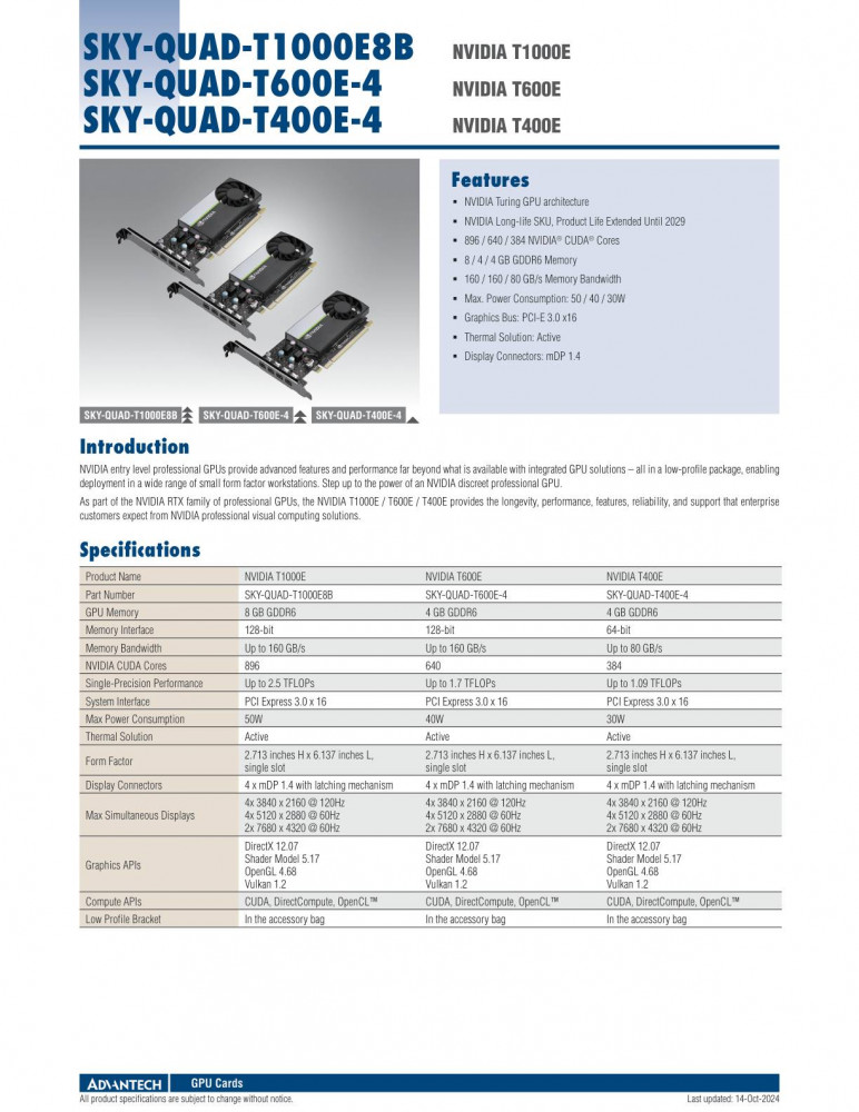 SKY-QUAD-T600E-4 product documentation preview