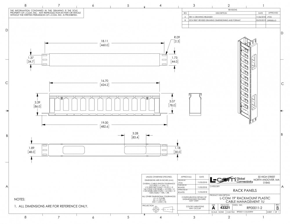 L-com RP00011-2 technical document page