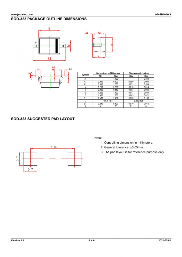 AD-SD106WS datasheet page 4
