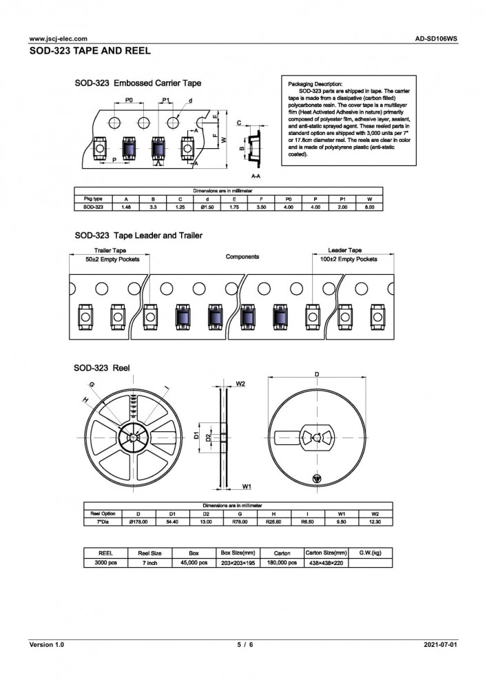 AD-SD106WS datasheet page 5