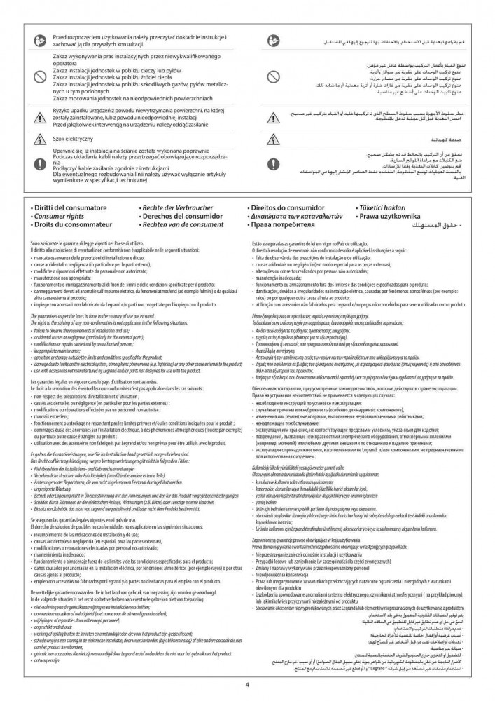 Legrand 369565 manual page 4