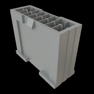 Samtec IPM1-06-D Rectangular Connector Housing