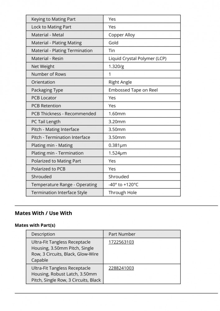 MOLEX 1723108203 technical document page 3