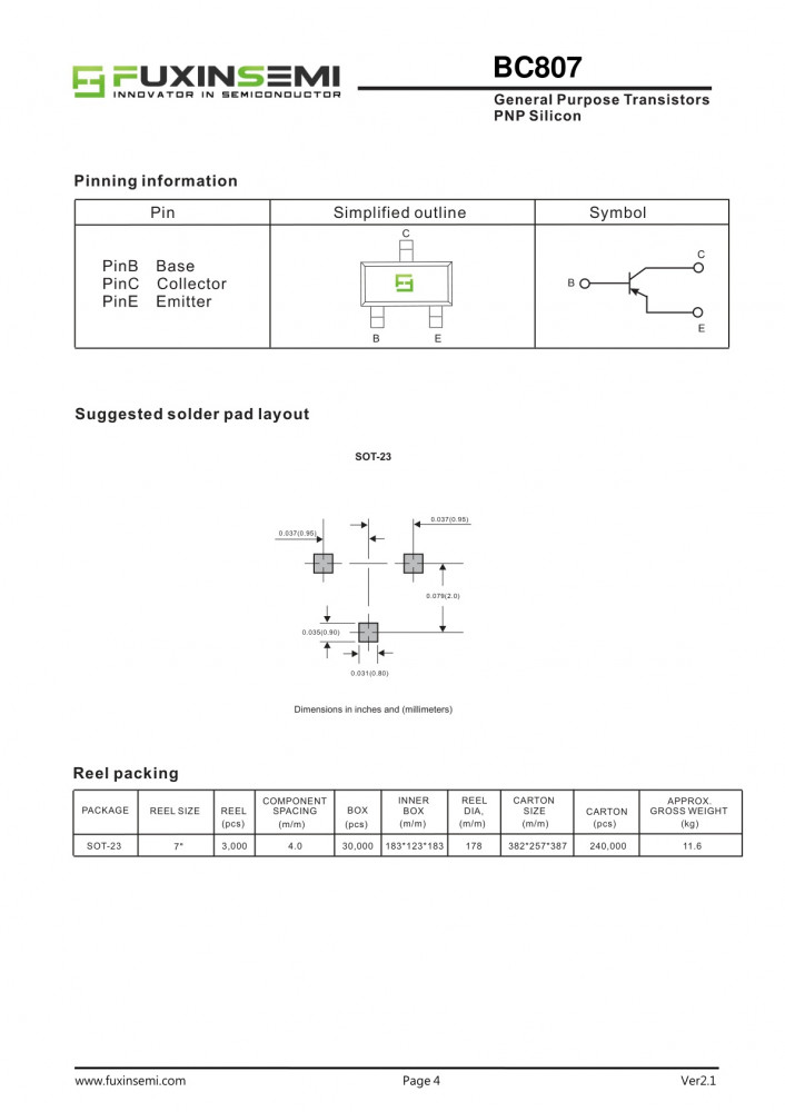 BC807-25 datasheet page 4