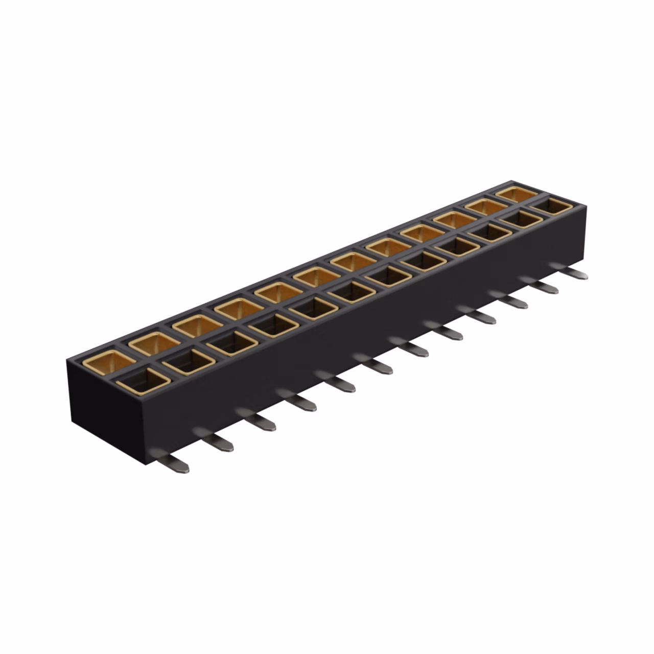 2.00mm Pitch Milli-Grid Receptacle, Side Entry, Through Hole, 0.05µm Gold (Au) Plating, 32 Circuits, Tube, Lead-Free