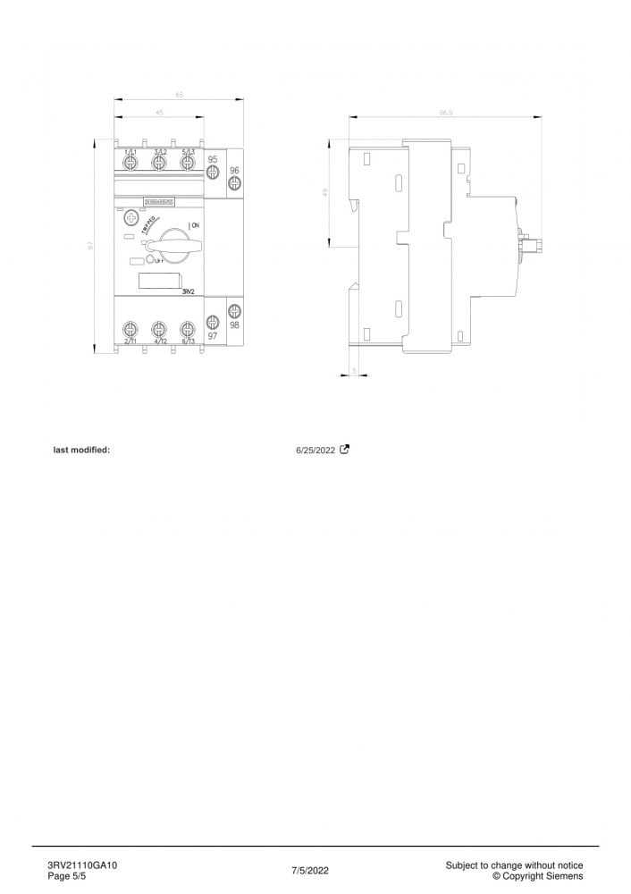 3RV21110GA10 document page 5