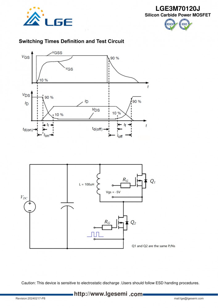 LGE3M70120J datasheet page 8