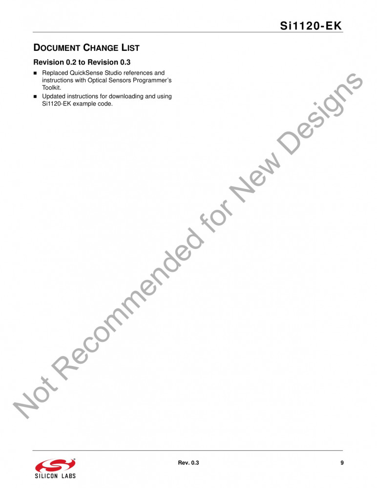 SI1120EK guide page 9