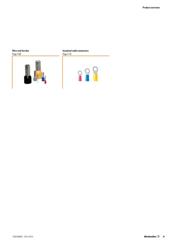 Weidmuller catalogue page 5