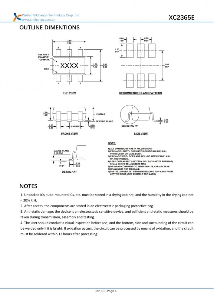 XC2365E datasheet page 4