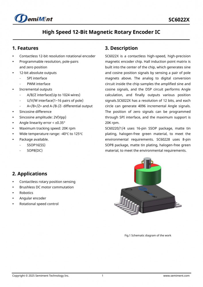 SC60228 datasheet preview, page 1