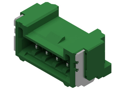 1.25mm Pitch, Micro-Lock Plus PCB Header, Single Row, Right-Angle, Surface Mount, Tin-Bismuth Plating, Positive Lock, 11 Circuits, Blue