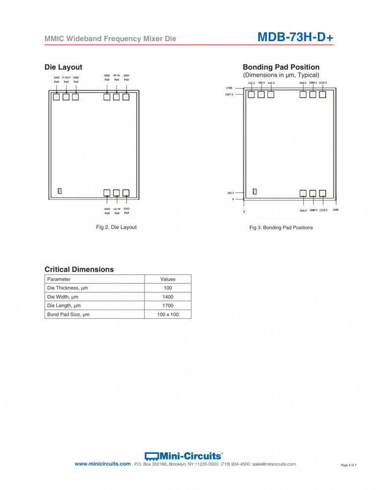 MDB-73H-DG+ technical document page 5