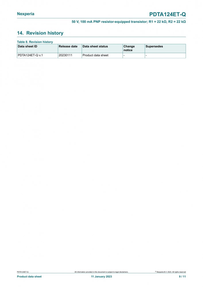 PDTA124ET-QR datasheet page 9