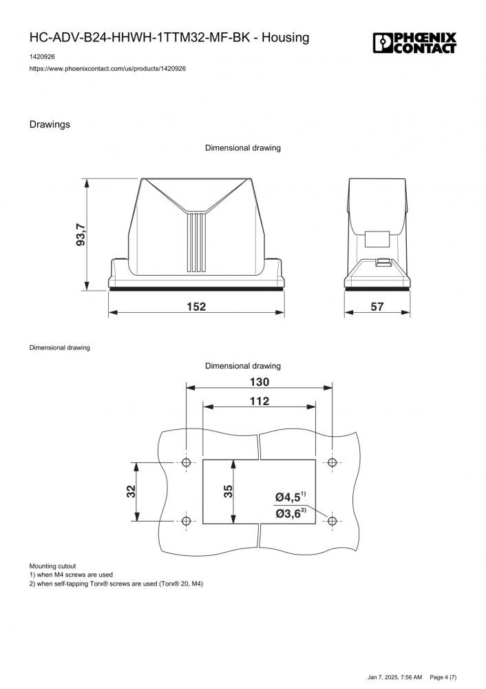 Phoenix Contact 1420926 technical document page 4