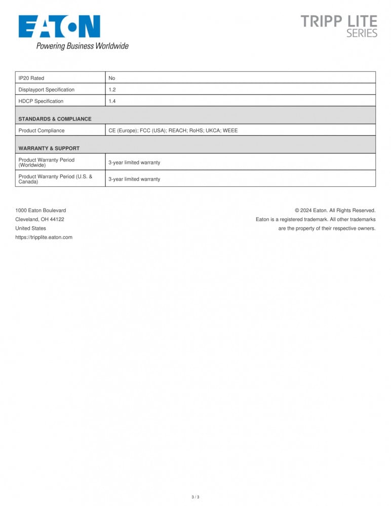 P586-003-DVI-V2 technical document page 3