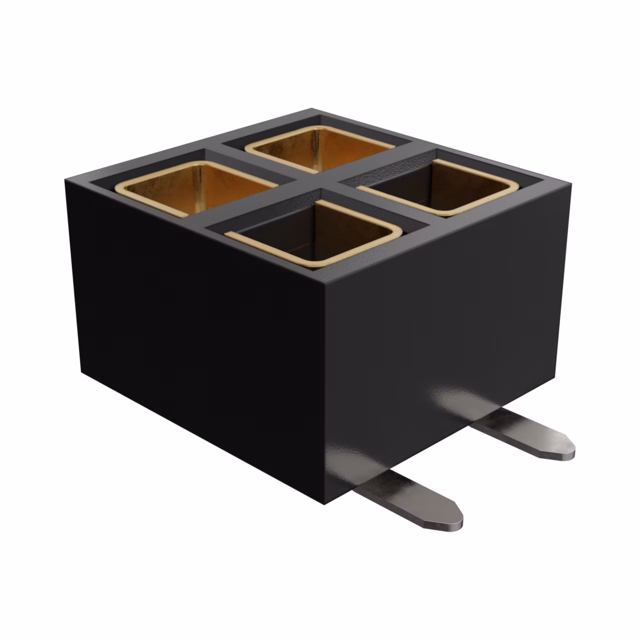 2.00mm Pitch Milli-Grid Receptacle, Surface Mount, Bottom Entry, 0.76µm Gold (Au) Plating, 24 Circuits, with Peg, Tube, Lead-Free