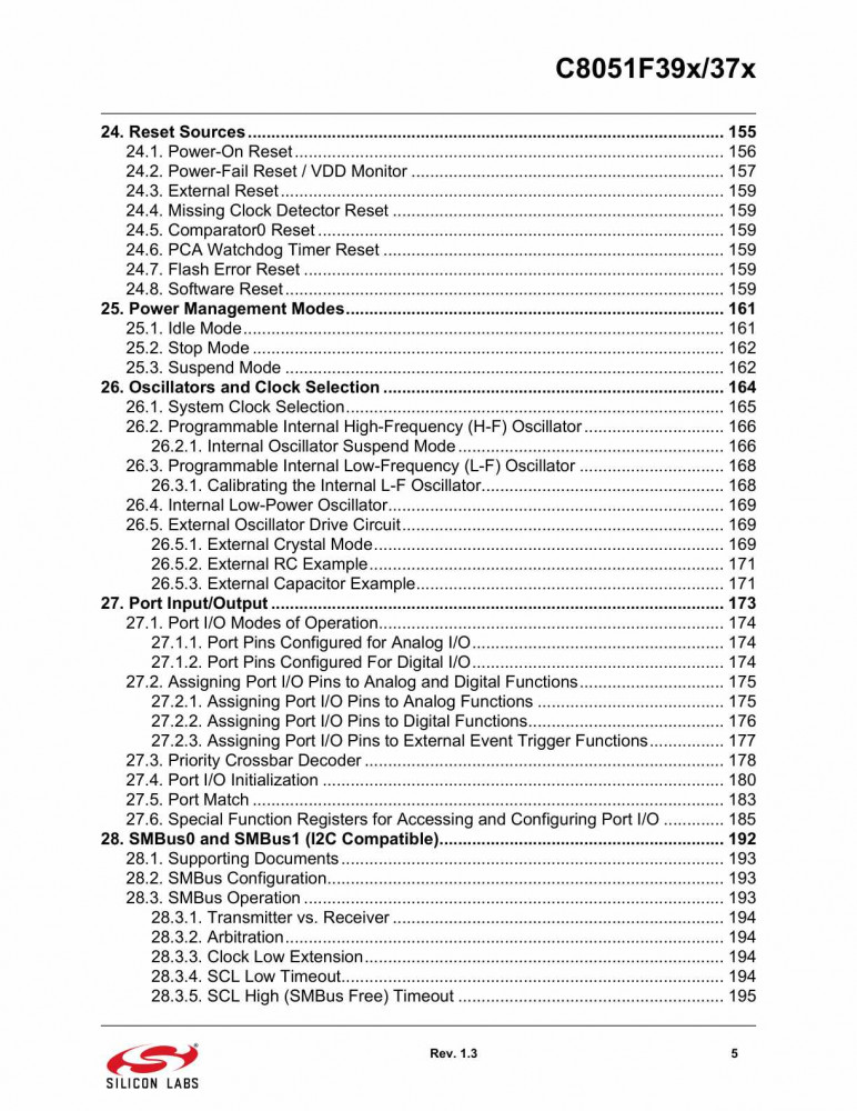 C8051F396 technical document page 5