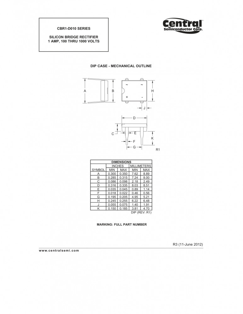 CBR1-D100 PBFREE datasheet page 2