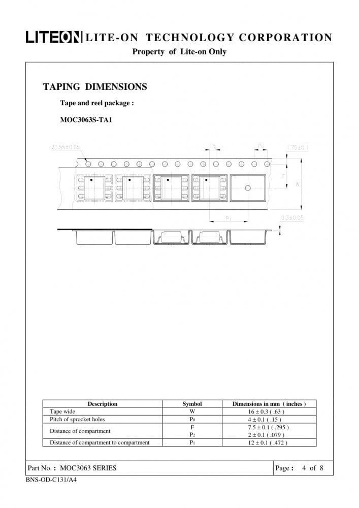 MOC3063 series datasheet page 5