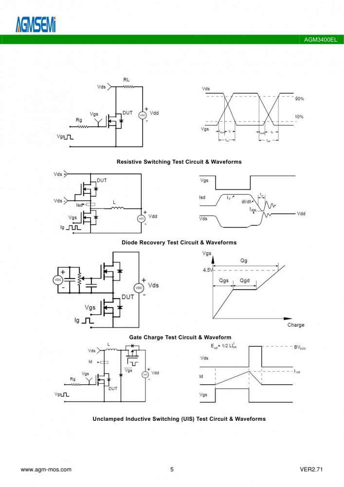 AGM3400EL datasheet page 5