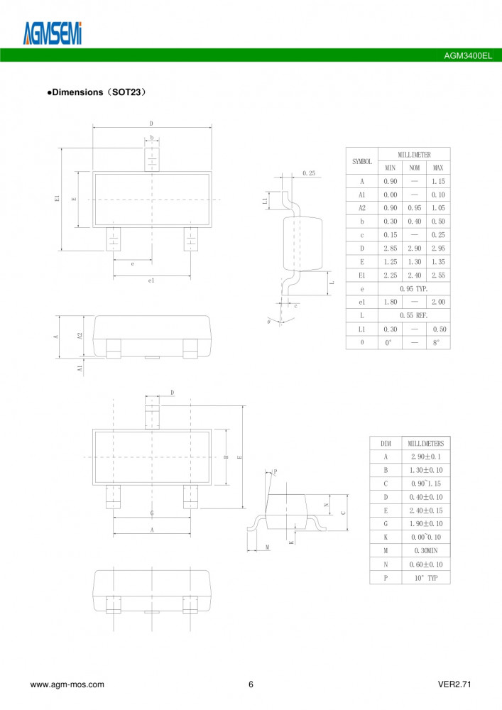 AGM3400EL datasheet page 6
