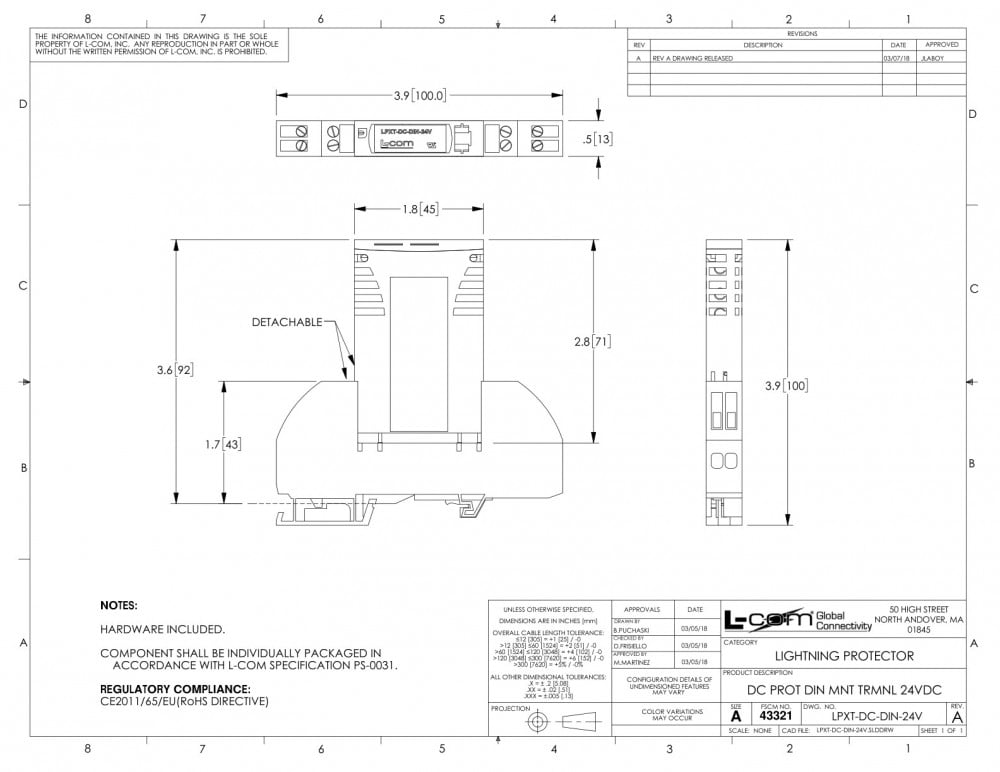 LPXT-DC-DIN-24V technical drawing preview