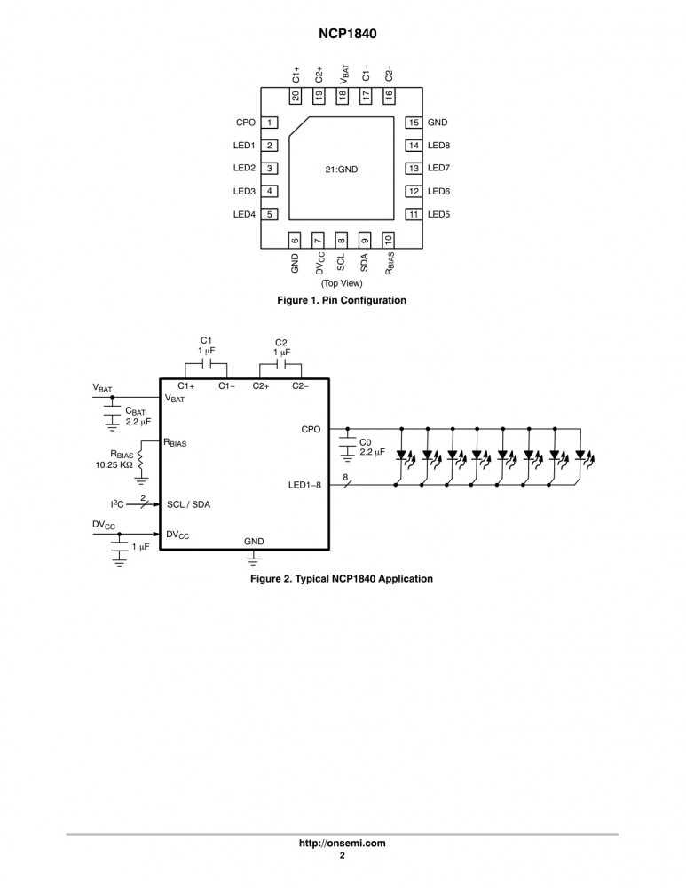 NCP1840 datasheet page 2