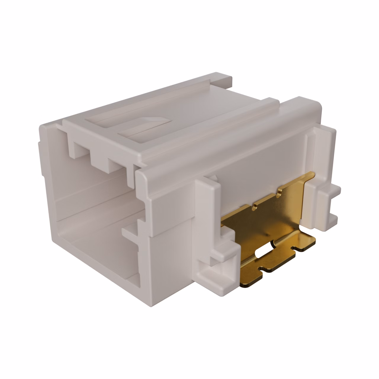 Mini50 Unsealed Header, UL 94 HB, Right-Angle, SMT, Single Row, 2 Circuits, Gold (Au) Plating, Polarization Option B, Gray, Tape and Reel for sale