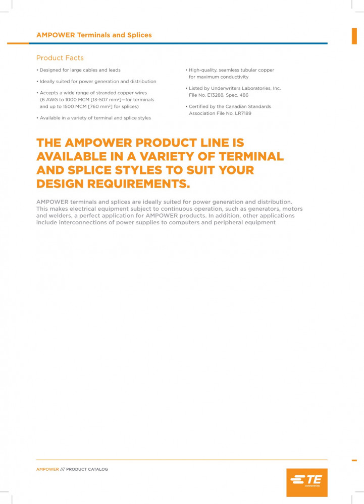 AMPOWER catalogue page 2
