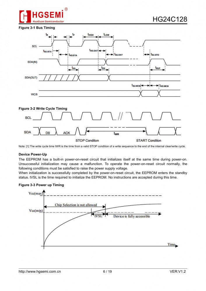 HG24C128 datasheet page 6