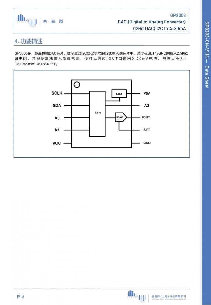 GP8303-TC50-EW datasheet page 6