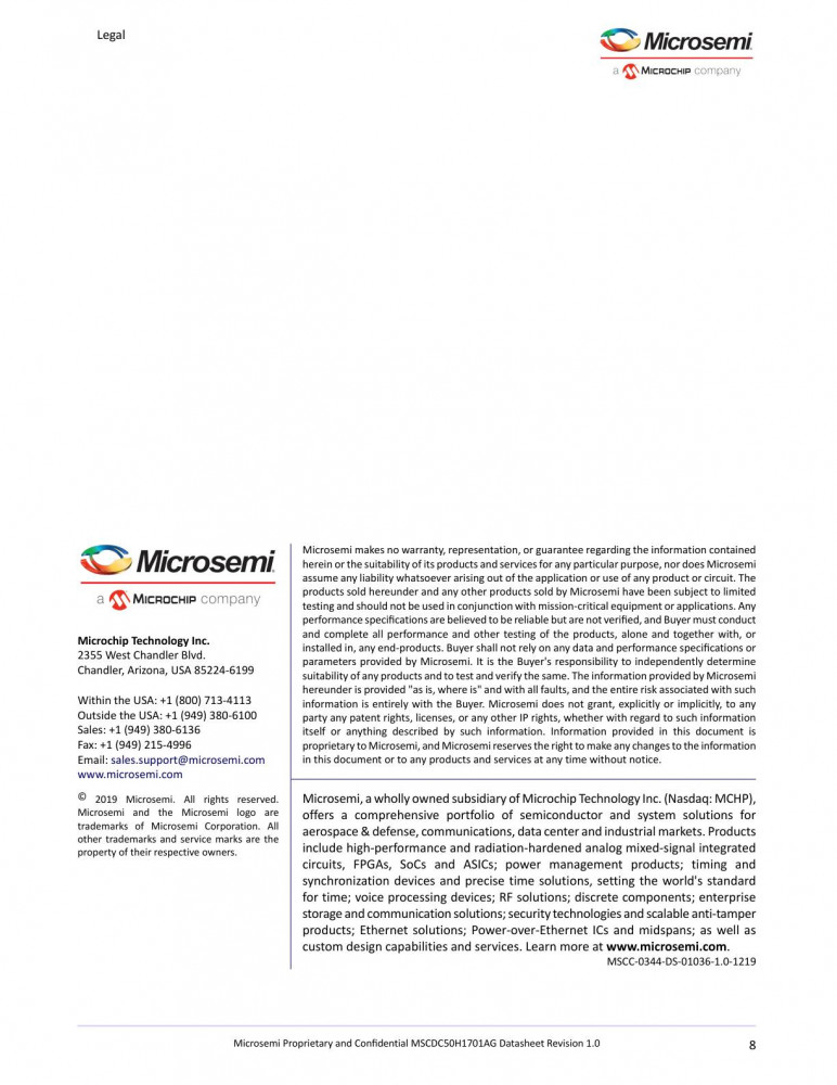 MSCDC50H1701AG datasheet page 10