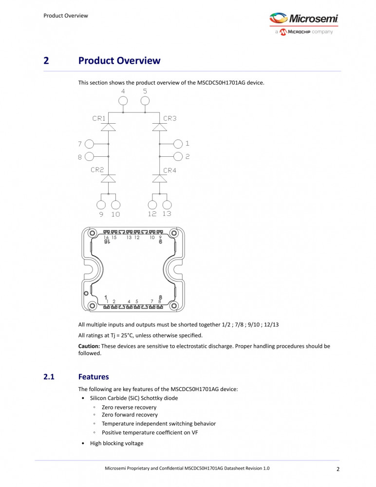 MSCDC50H1701AG datasheet page 4