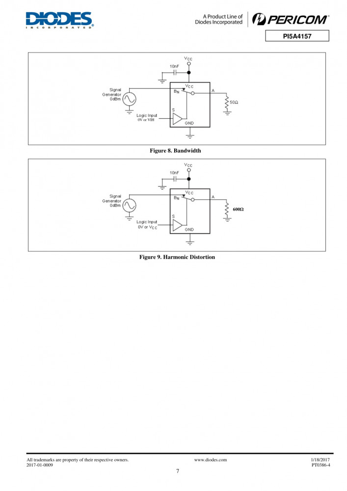 PI5A4157 datasheet page 7