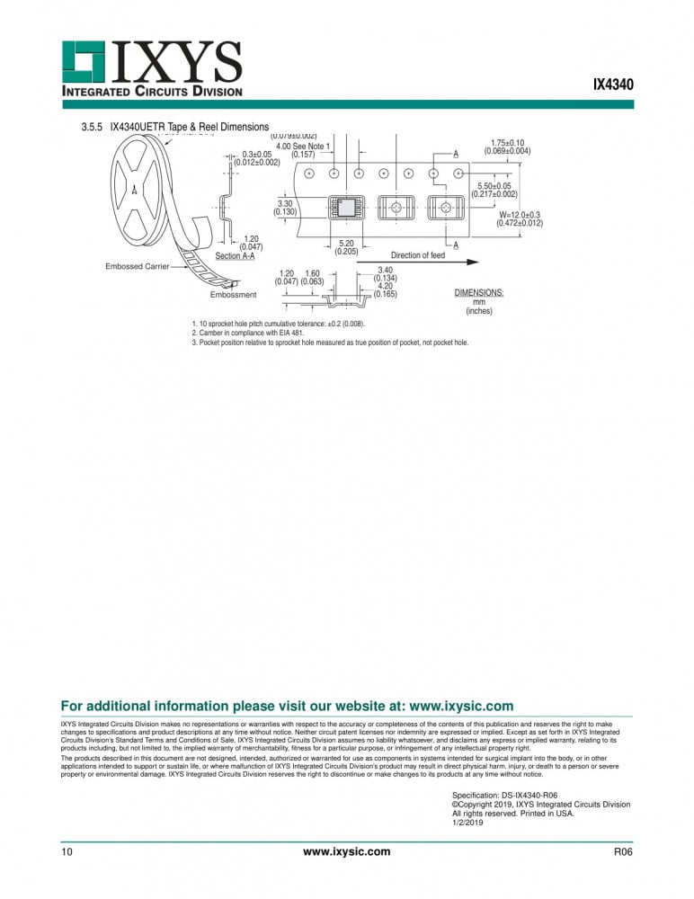 IX4340 datasheet page 10