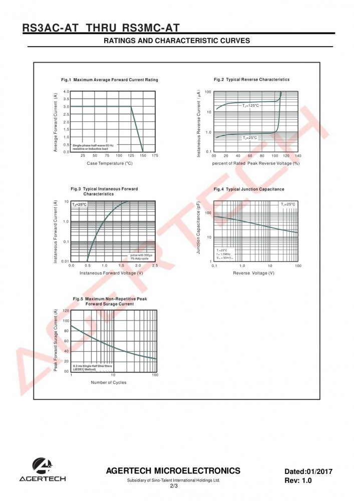 Agertech RS3MCAT datasheet page 2