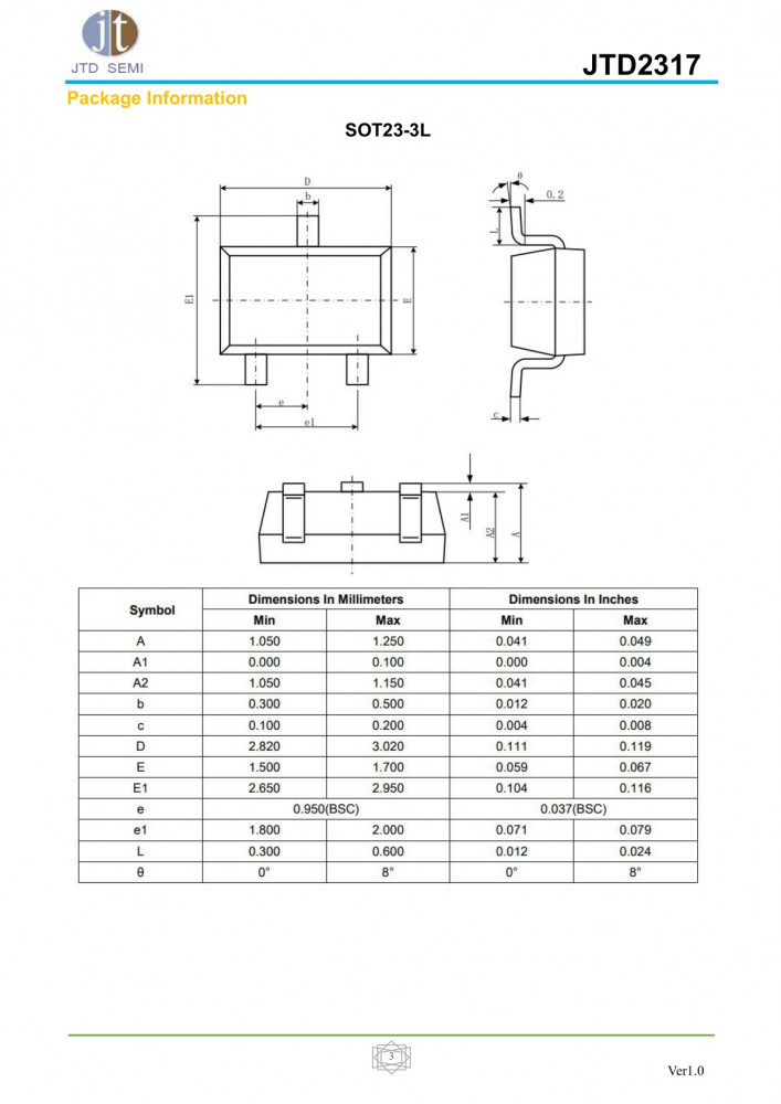 JTD2317 datasheet page 3