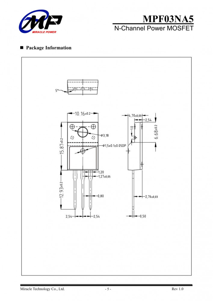 MPF03NA5 datasheet page 5