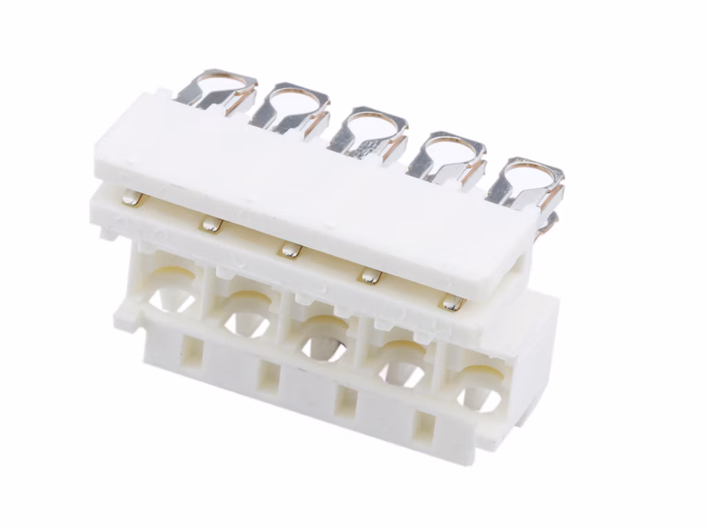 Appli-Mate RAST Power IDT Housing, 5.00mm Pitch, Direct/Indirect, Female, 4 Circuits, Code Keys B, C, D, E, F and G Removed, Open End Walls