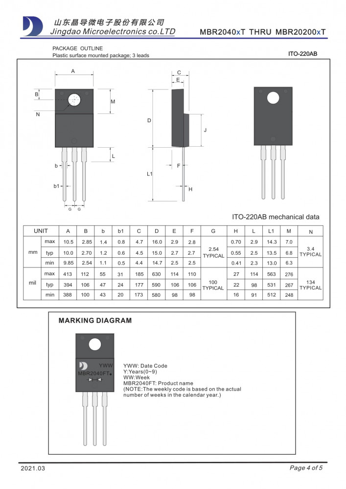 MBR20100FT datasheet page 4