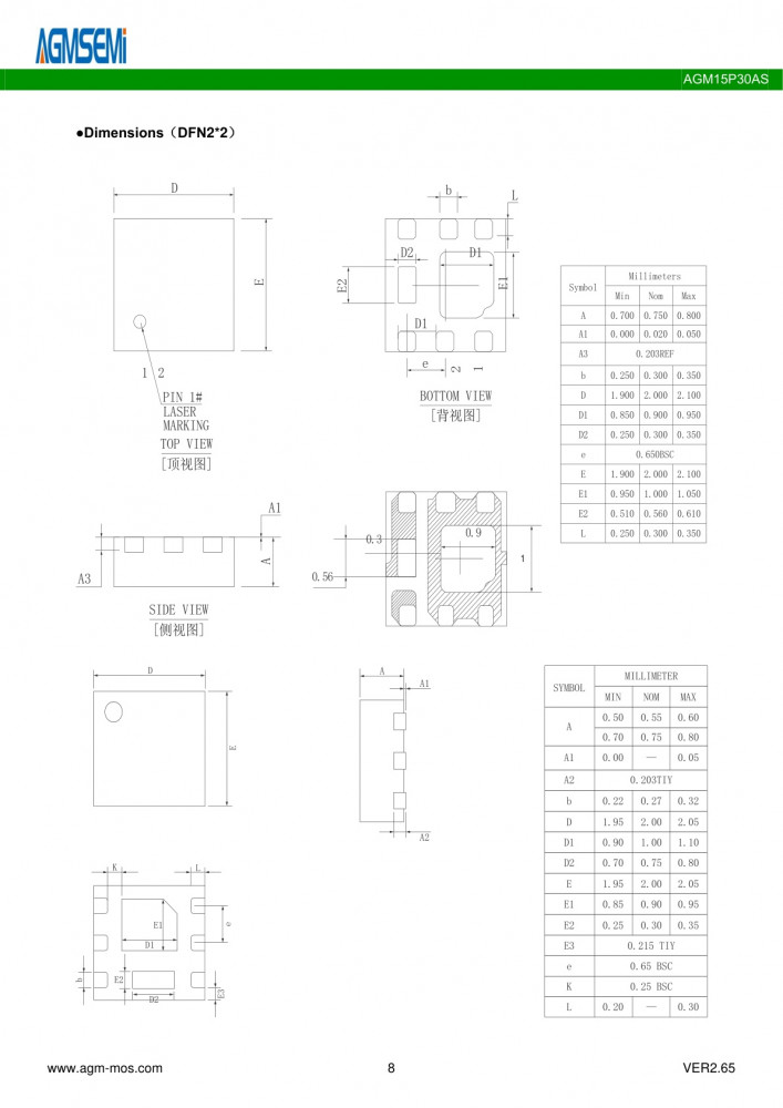 AGM15P30AS datasheet page 8