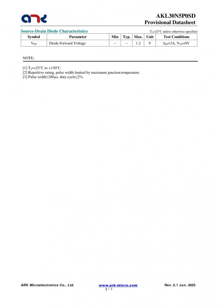 AKL30N5P0SD datasheet page 3