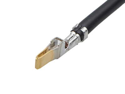 Pre-Crimped Lead Mini-Fit Sr. Female-to-Mini-Fit Sr. Female, Gold (Au) Plating, 300.00mm Length, 8 AWG, Black