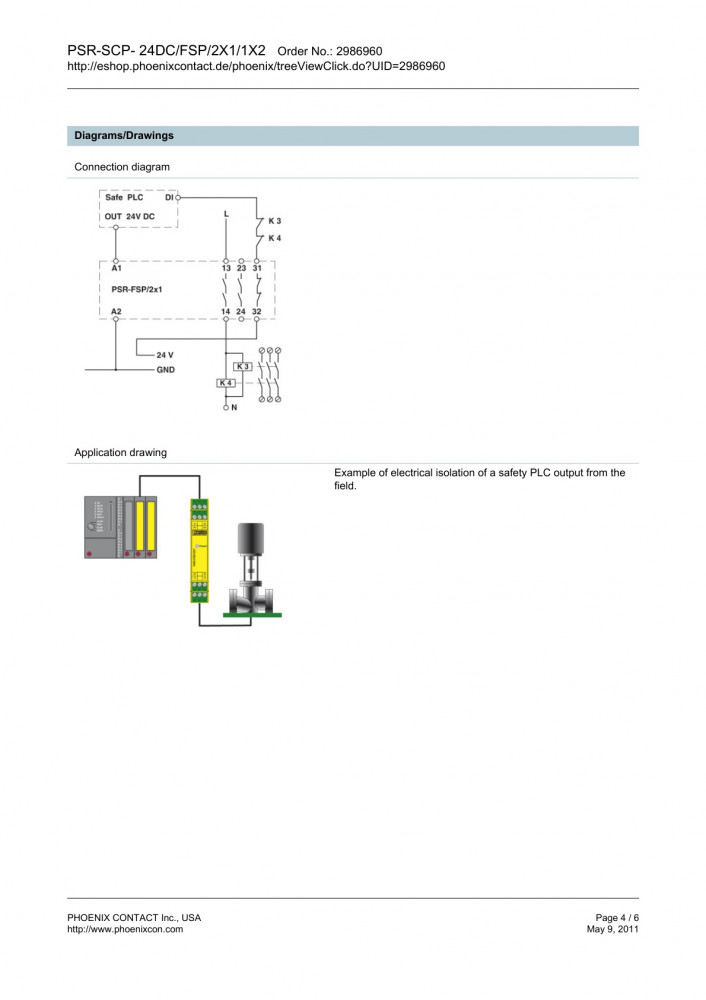 Phoenix Contact 2986960 technical document page 4