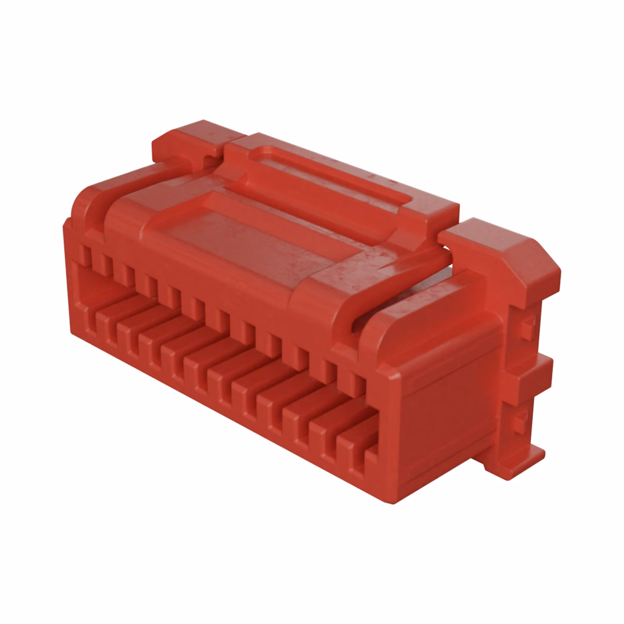 Micro-Lock Plus TPA Type Receptacle Housing, 1.25mm Pitch, Dual Row, Positive Lock, 24 Circuits, Red for sale