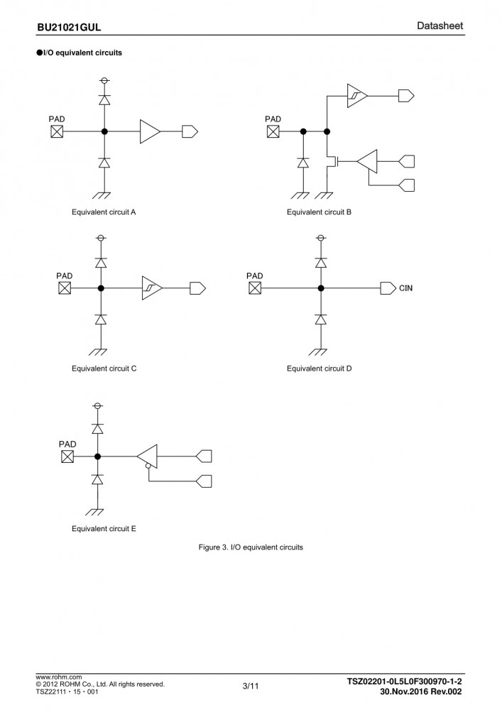 BU21021GUL-E2 datasheet page 3